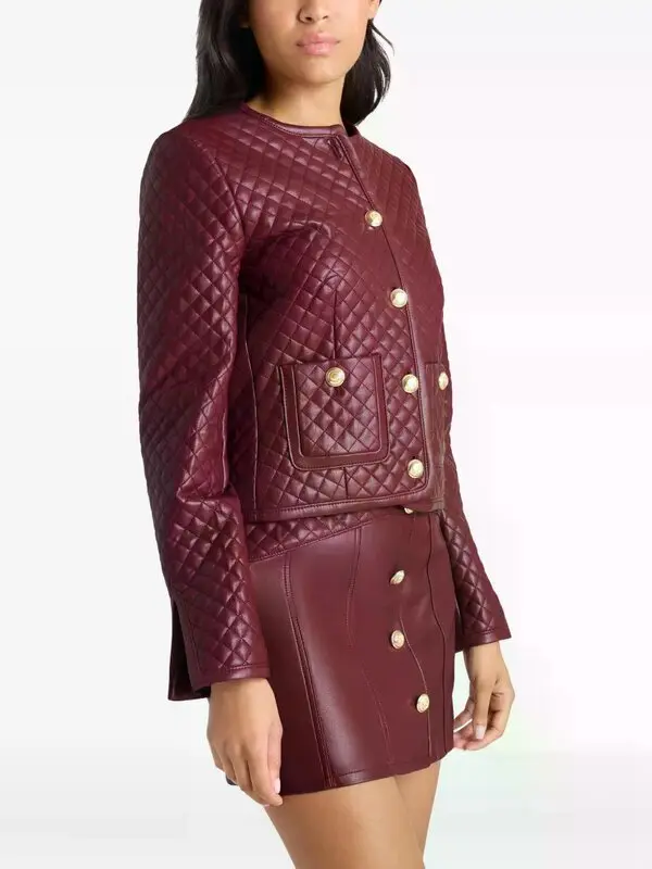 Cinq À Sept Quilted Button Jacket