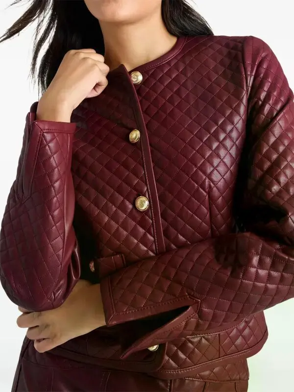 Cinq À Sept Quilted Button Jacket