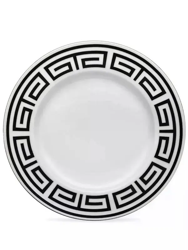 GINORI 1735 Labirinto-motif Porcelain Dinner Plate - White