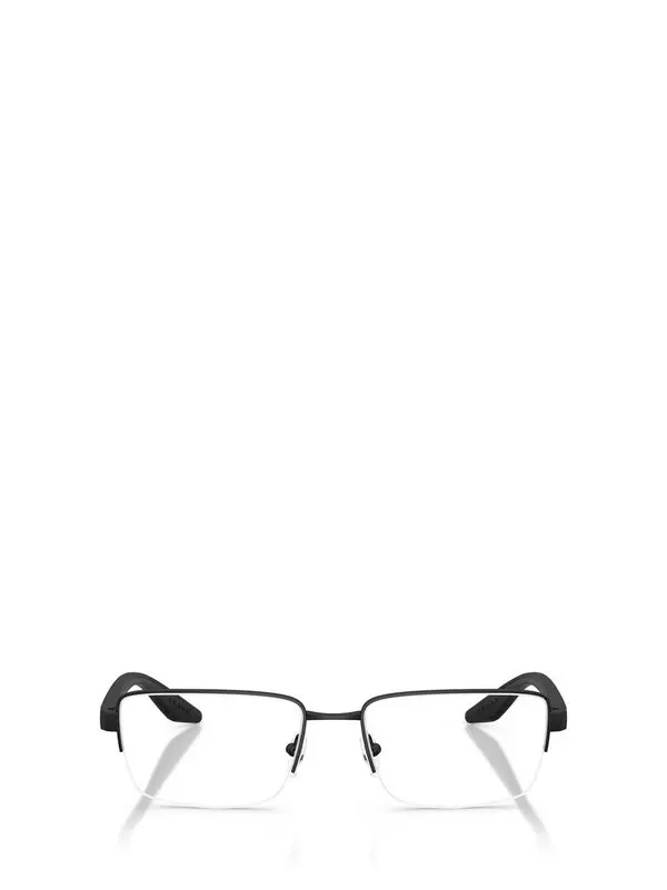 Prada Rectangular Eyeglasses - Rubbered Black
