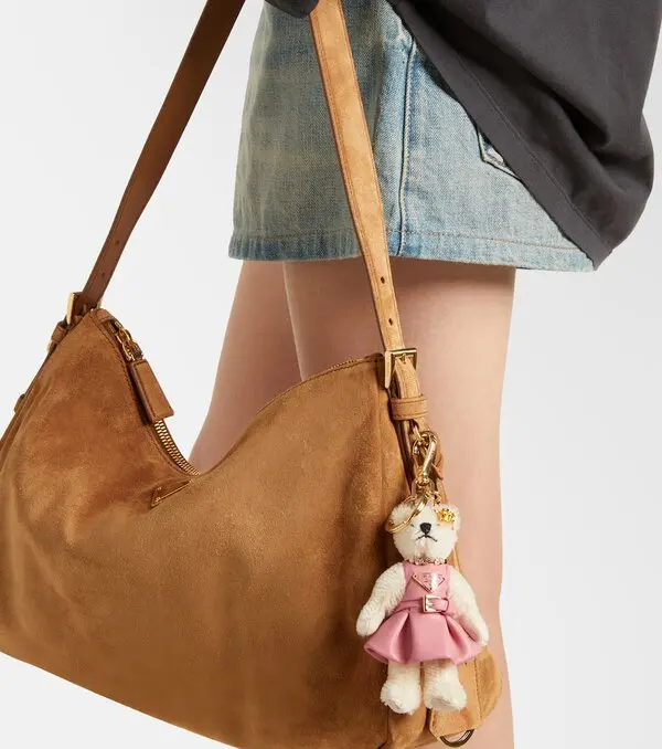 Prada Teddy Bear Bag Charm - Multicoloured