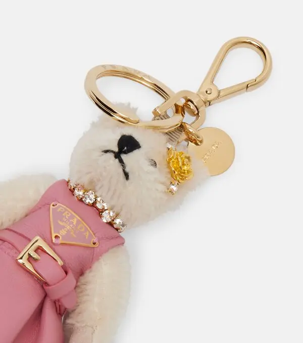 Prada Teddy Bear Bag Charm - Multicoloured