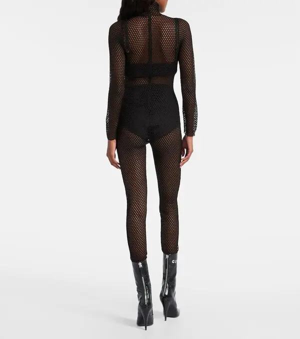 Givenchy Mesh Turtleneck Bodysuit