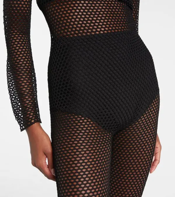 Givenchy Mesh Turtleneck Bodysuit