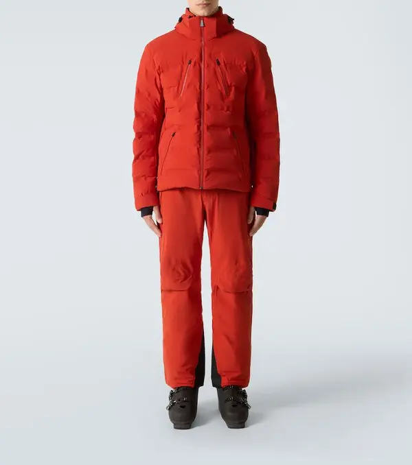 Aztech Mountain Nuke Suit Down Ski Jacket - Orange