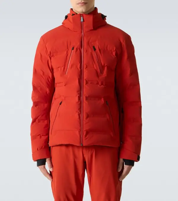 Aztech Mountain Nuke Suit Down Ski Jacket - Orange