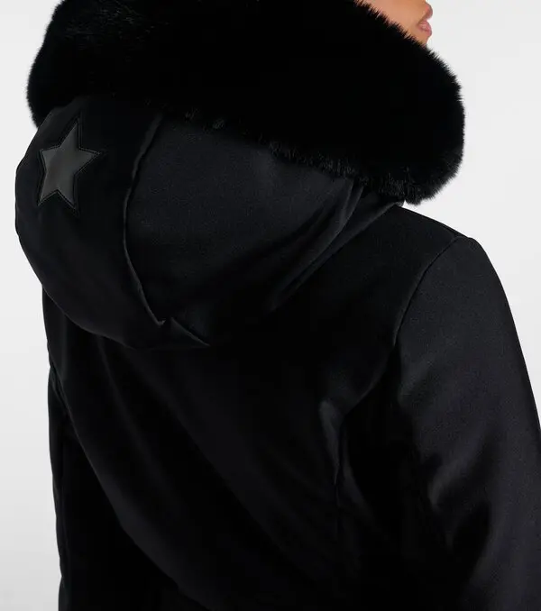Goldbergh Glisser Faux Fur-trimmed Ski Jumpsuit