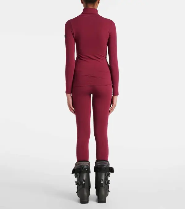 Fusalp Alisier Technical Turtleneck Sweater - Burgundy