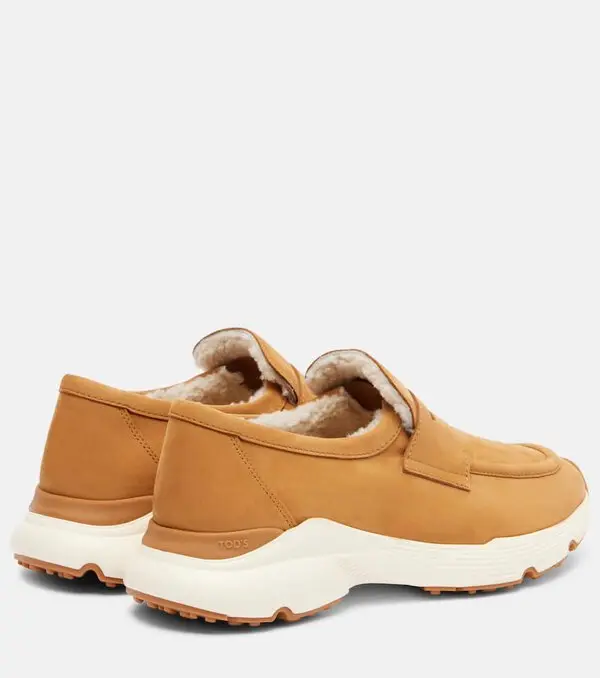 TOD'S Shearling-lined Suede Sneakers