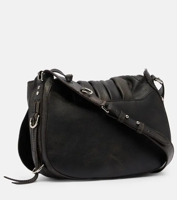 Isabel Marant Étoile Bolton Leather Shoulder Bag - Brown