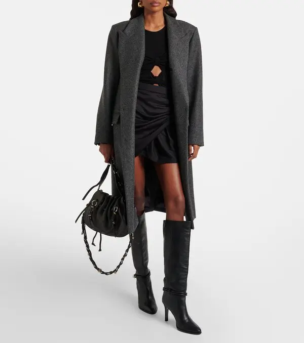 Isabel Marant Étoile Bolton Leather Shoulder Bag - Brown