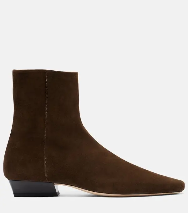 Staud Wally Suede Ankle Boots