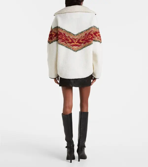 MARANT ETOILE Marner Fleece Zip-up Sweater