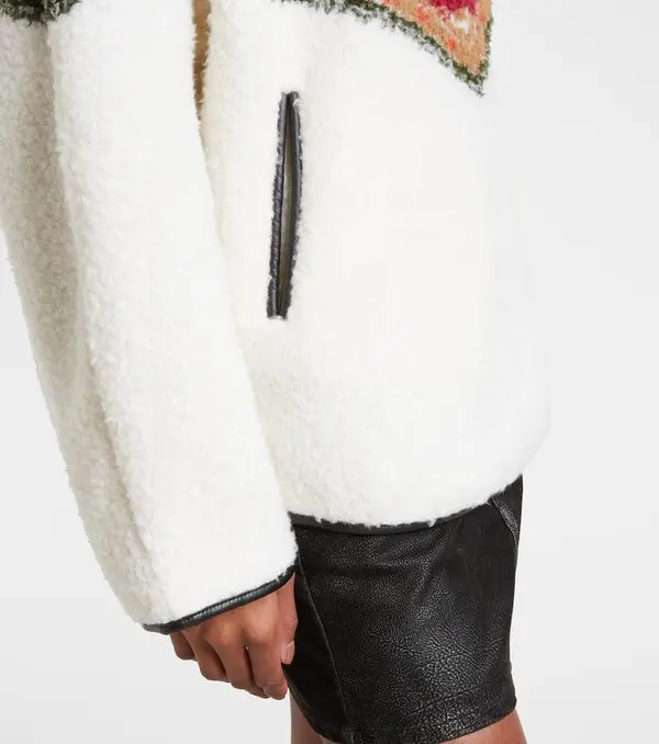 MARANT ETOILE Marner Fleece Zip-up Sweater