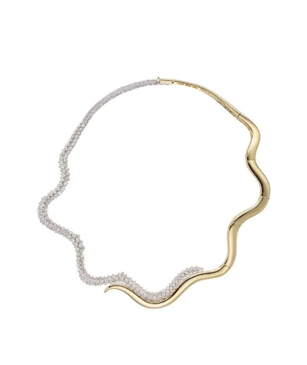Yeprem Golden Strada Necklace - Silver