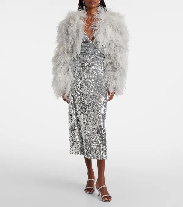 Dolce & Gabbana Tinsel Cocktail Dress
