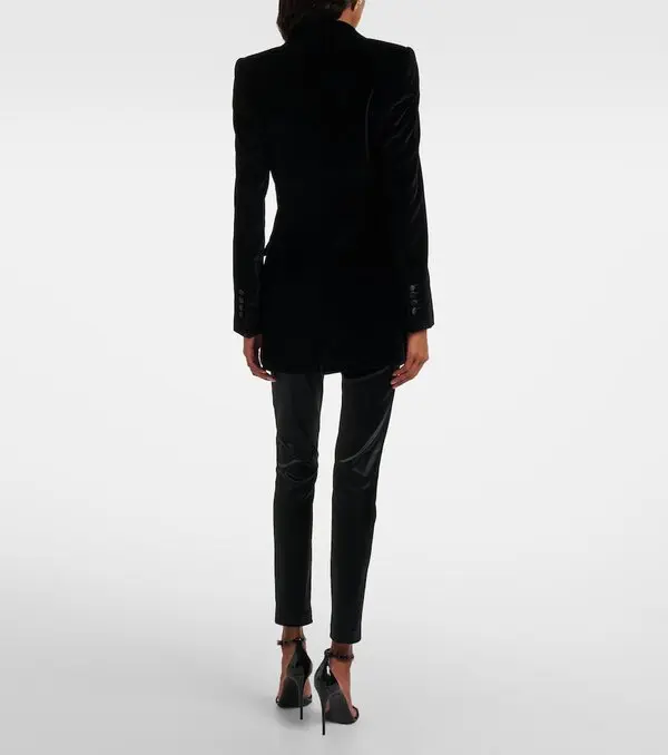 Dolce & Gabbana Cotton-blend Velvet Tuxedo Jacket