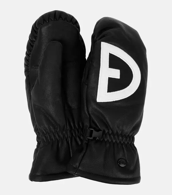 Goldbergh Bello Leather Ski Mittens - Black