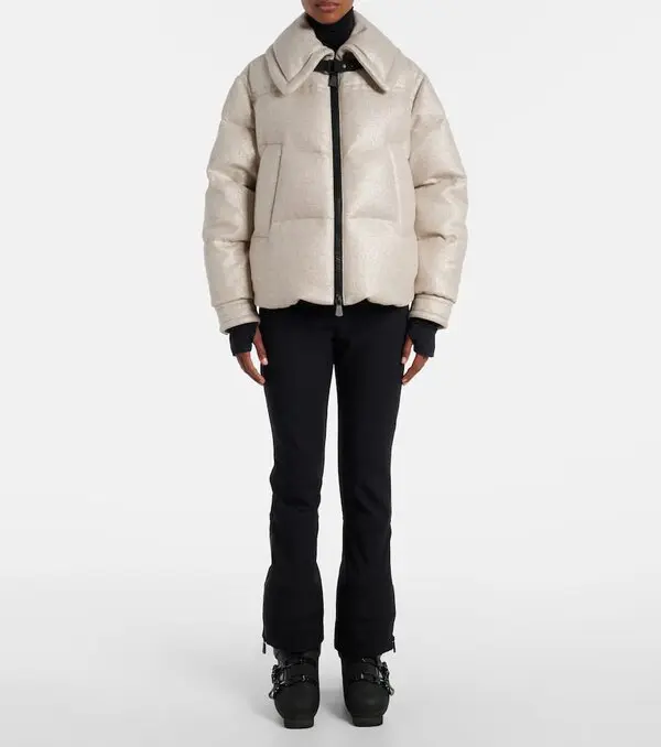 Moncler Sandane Wool-blend Down Jacket