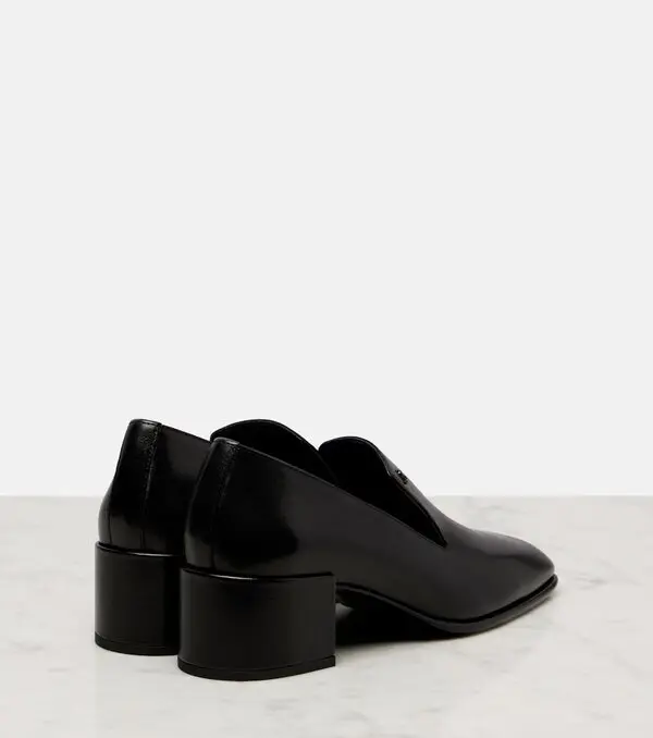 JIMMY CHOO Eliot Slipper 45 Leather Pumps - Black