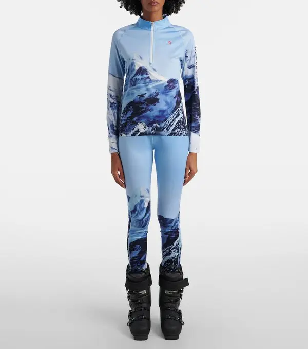 Perfect Moment Printed Ski Top