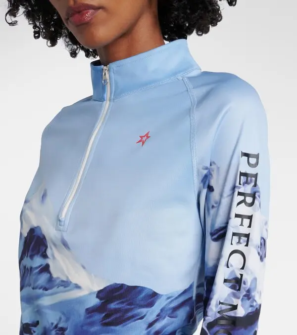Perfect Moment Printed Ski Top