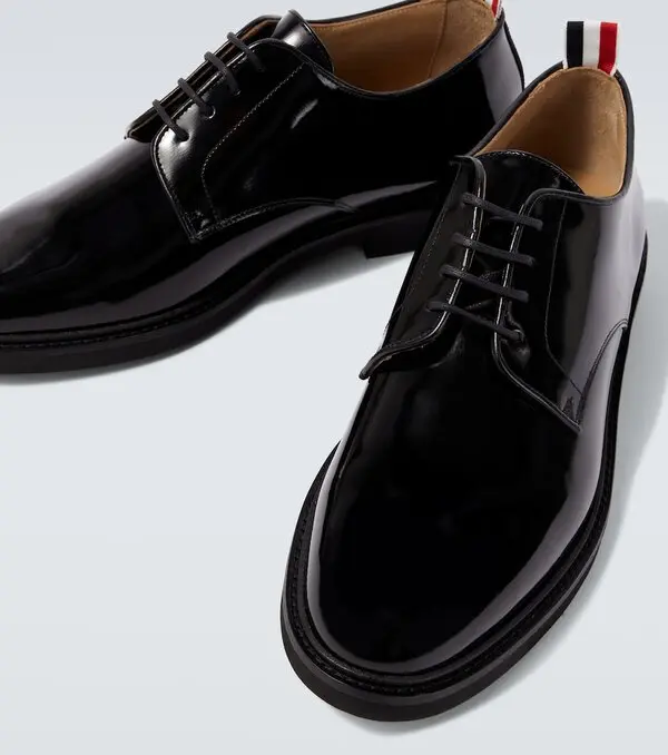 Thom Browne Leather Derby Shoes - Black