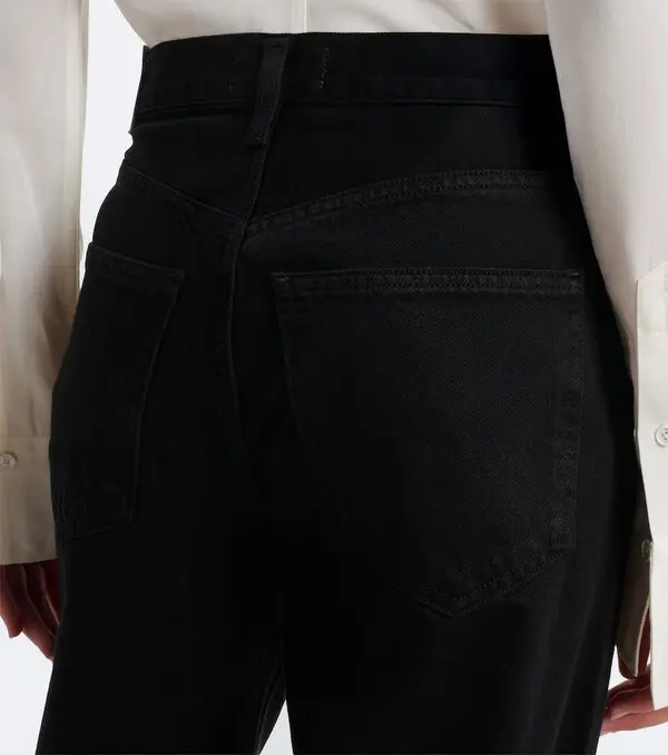 AGOLDE Low Curve Wide-leg Jeans - Black