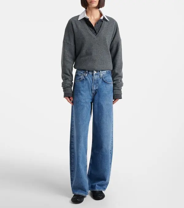 AGOLDE Low Curve Wide-leg Jeans
