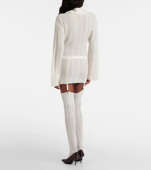 AYA MUSE Wool-blend Minidress