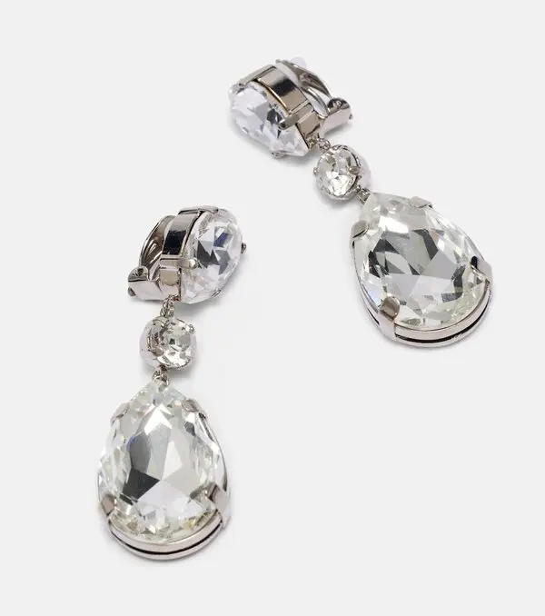 Dolce & Gabbana Crystal Clip-on Earrings