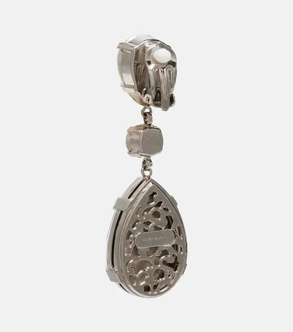Dolce & Gabbana Crystal Clip-on Earrings
