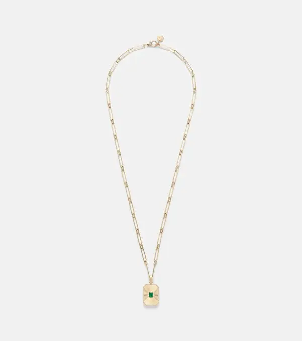 Shay Jewelry Radiant Deco 18kt Pendant Necklace - Gold