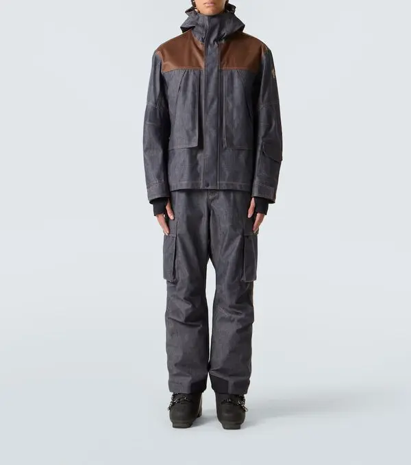 Moncler Denim Ski Salopettes