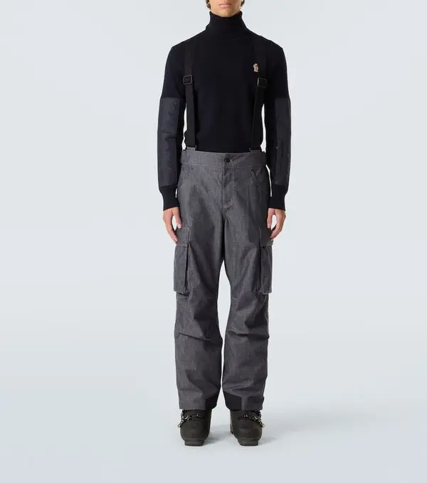 Moncler Denim Ski Salopettes