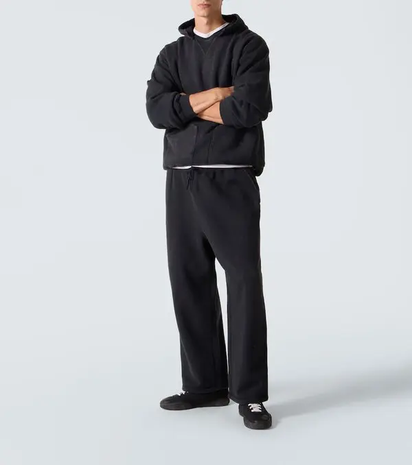 A.PRESSE Vintage Cotton Jersey Sweatpants