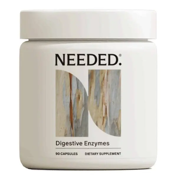 NEEDED Digestive Enzyme 90 Capsules - One-color