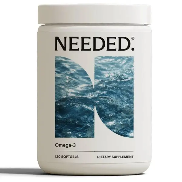 NEEDED Omega-3 120 Softgels - One-color