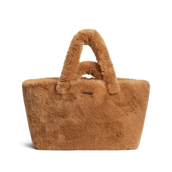 SKIMS Faux Fur Jumbo Tote - Camel