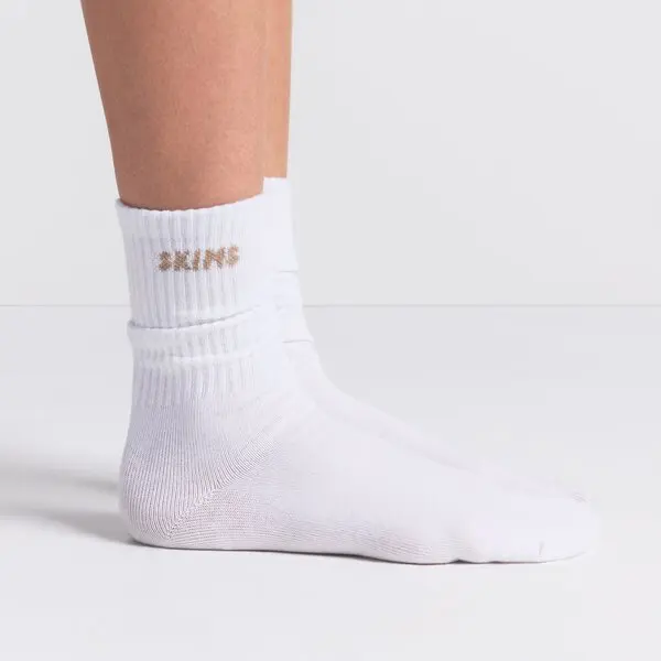SKIMS Ribbed Crew Socks 3 Pack