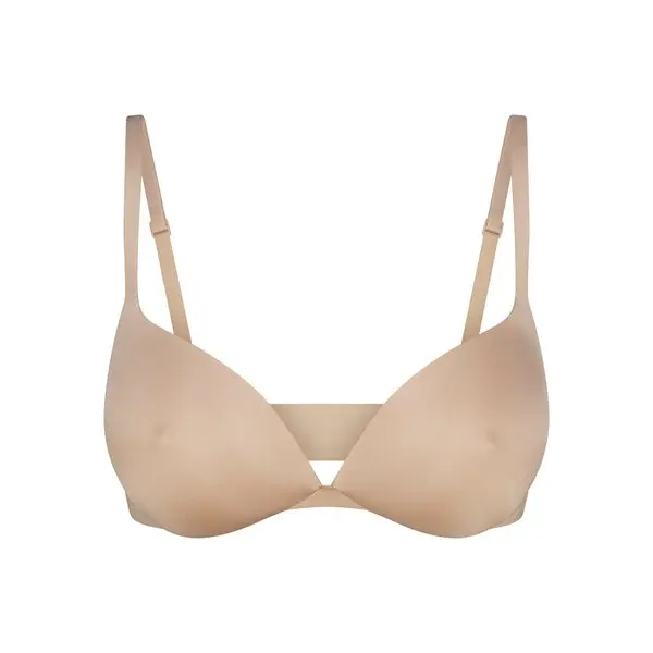 SKIMS Ultimate Nipple Wireless Push Up Bra - Clay