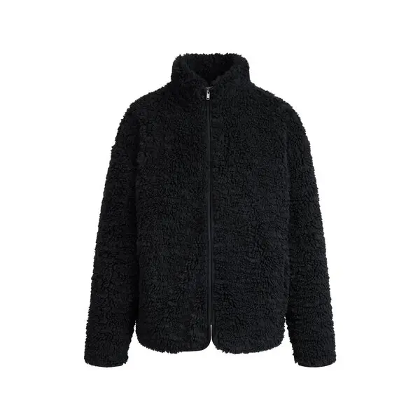 SKIMS Faux Fur Oversized Jacket - Onyx