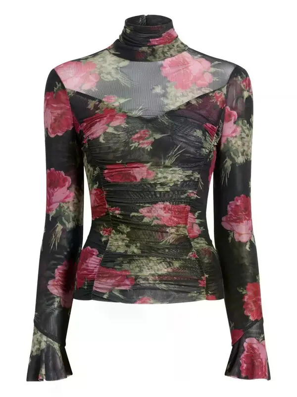 Cinq À Sept Lucy Baroque Roses Top