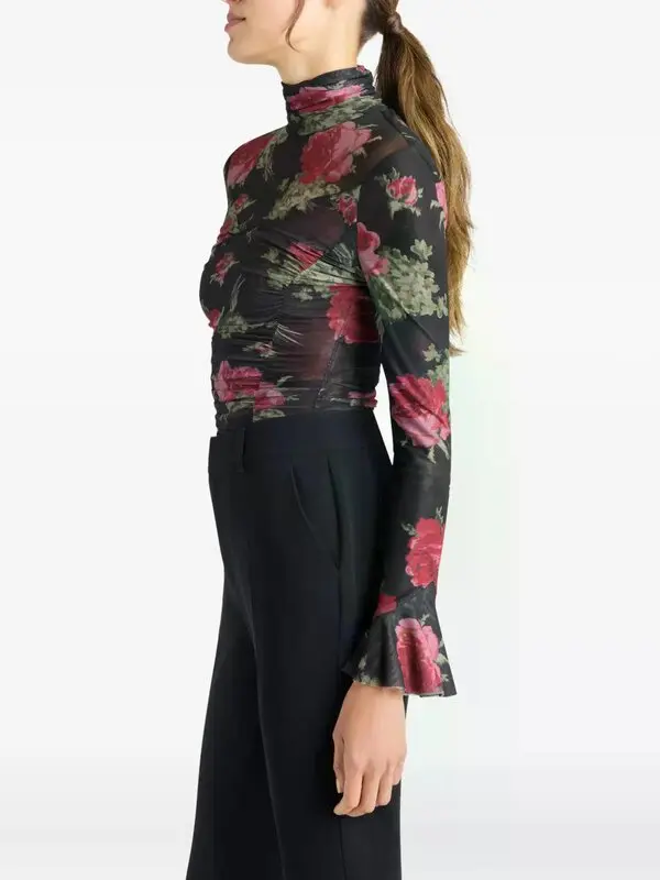 Cinq À Sept Lucy Baroque Roses Top