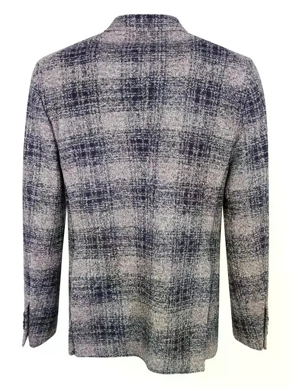 Tagliatore Plaid Single-breasted Jacket