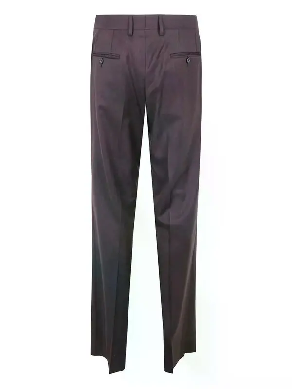 LARDINI Flat-front Trousers