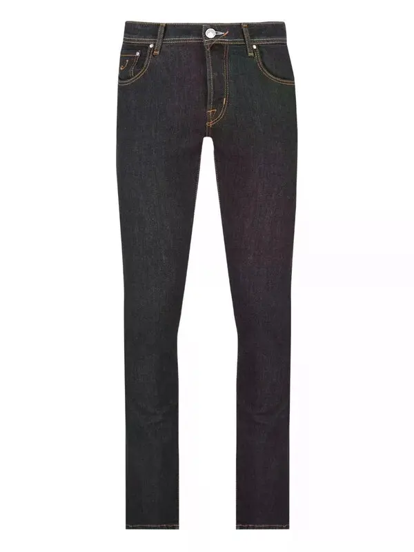 Jacob Cohen Five-pocket Jeans With Contrast Stitching