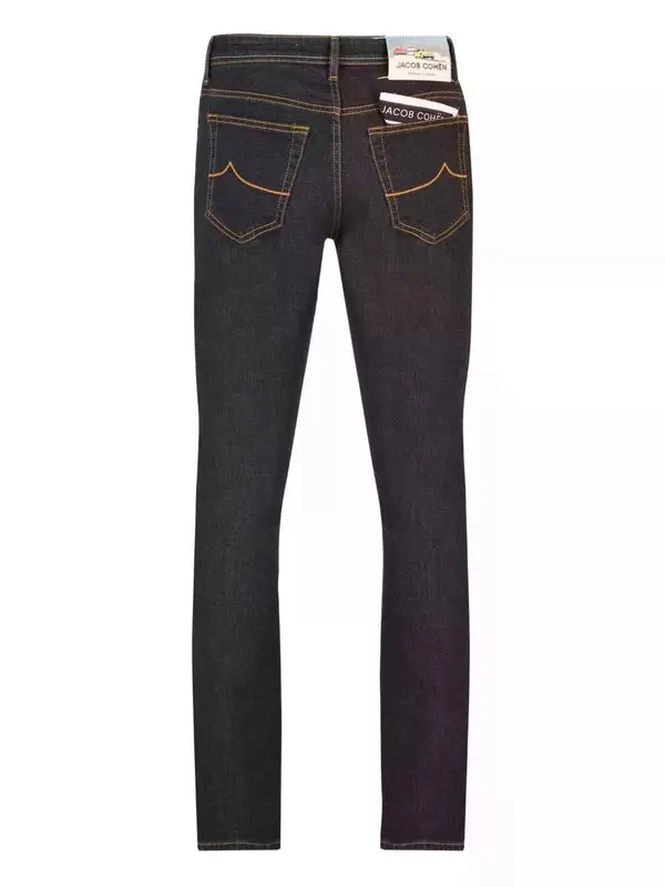 Jacob Cohen Five-pocket Jeans With Contrast Stitching