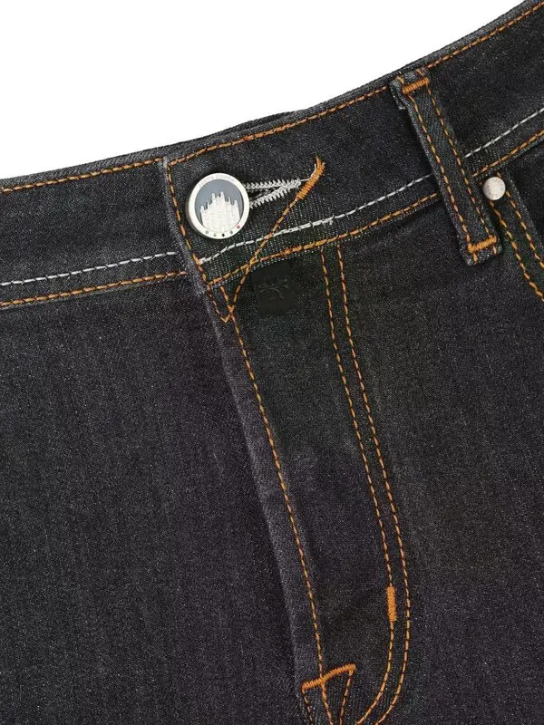 Jacob Cohen Five-pocket Jeans With Contrast Stitching