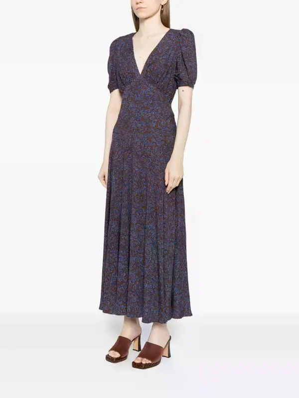REFORMATION Naira Dress - Blue